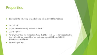 Invertible Matrix and Factorization.pptx