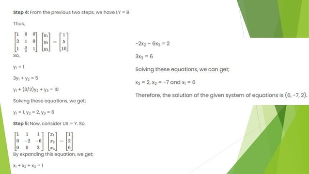 Invertible Matrix And Factorization Pptx Free Download