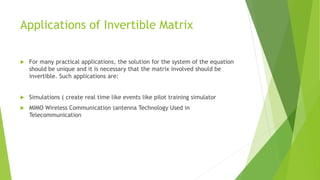 Invertible Matrix and Factorization.pptx