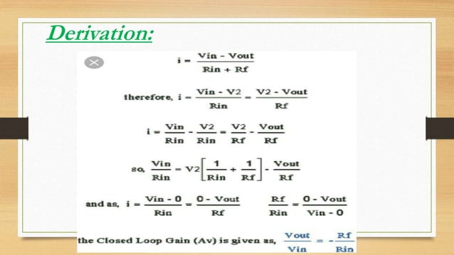 Inverting amplifier | PPTX