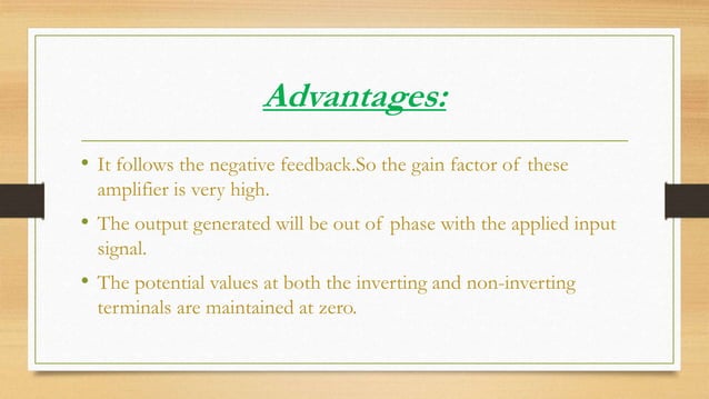 Inverting amplifier | PPTX