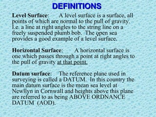 INVERT LEVELS land surveying II clement Nyamekye.ppt