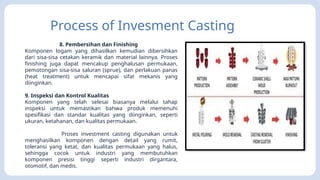 contoh ppt Invesment Casting pada Industri | PPTX