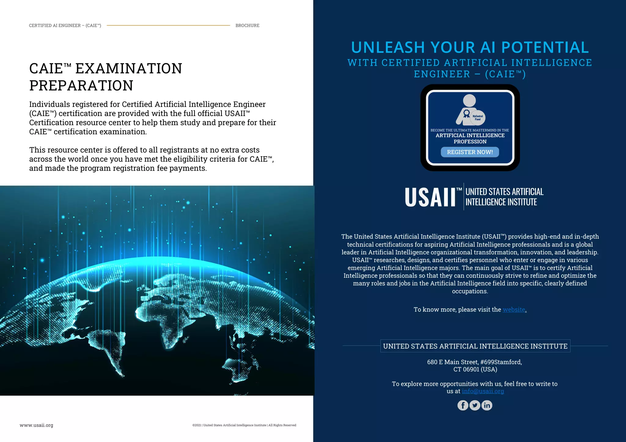 CERTIFIED ARTIFICIAL INTELLIGENCE ENGINEER - CAIE™ | PDF