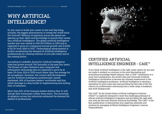 CERTIFIED ARTIFICIAL INTELLIGENCE ENGINEER - CAIE™ | PPT