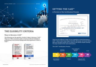 CERTIFIED ARTIFICIAL INTELLIGENCE ENGINEER - CAIE™ | PPT