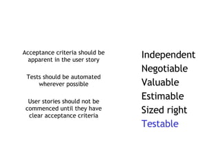Invest In Good User Stories | PPT | Technology & Computing