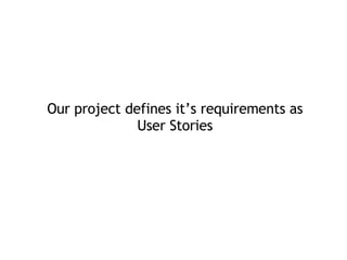 Invest In Good User Stories | PPT