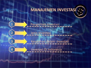 Manajemen Investasi | PPTX