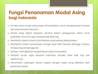 Investasi Asing di Negara Berkembang | PDF