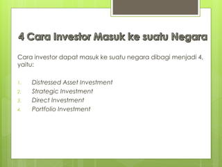 Investasi Asing di Negara Berkembang | PDF