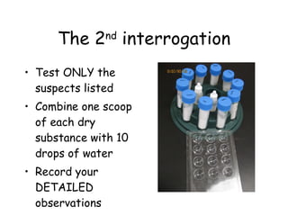 Investation 1.2 mystery mixture summary | PPT