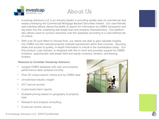 Investcap Advisors Llc Overview | PPT
