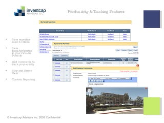 Investcap Advisors Llc Overview | PPT