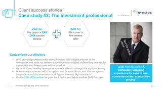 Insurance Innovation Award - Investec Life | PPT
