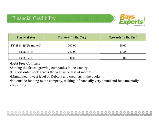Rays Power Experts - An Overview | PPT