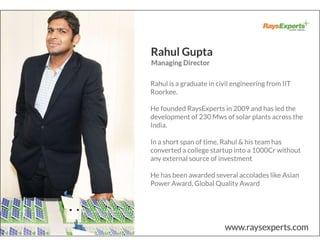 Rays Power Experts - An Overview | PPT