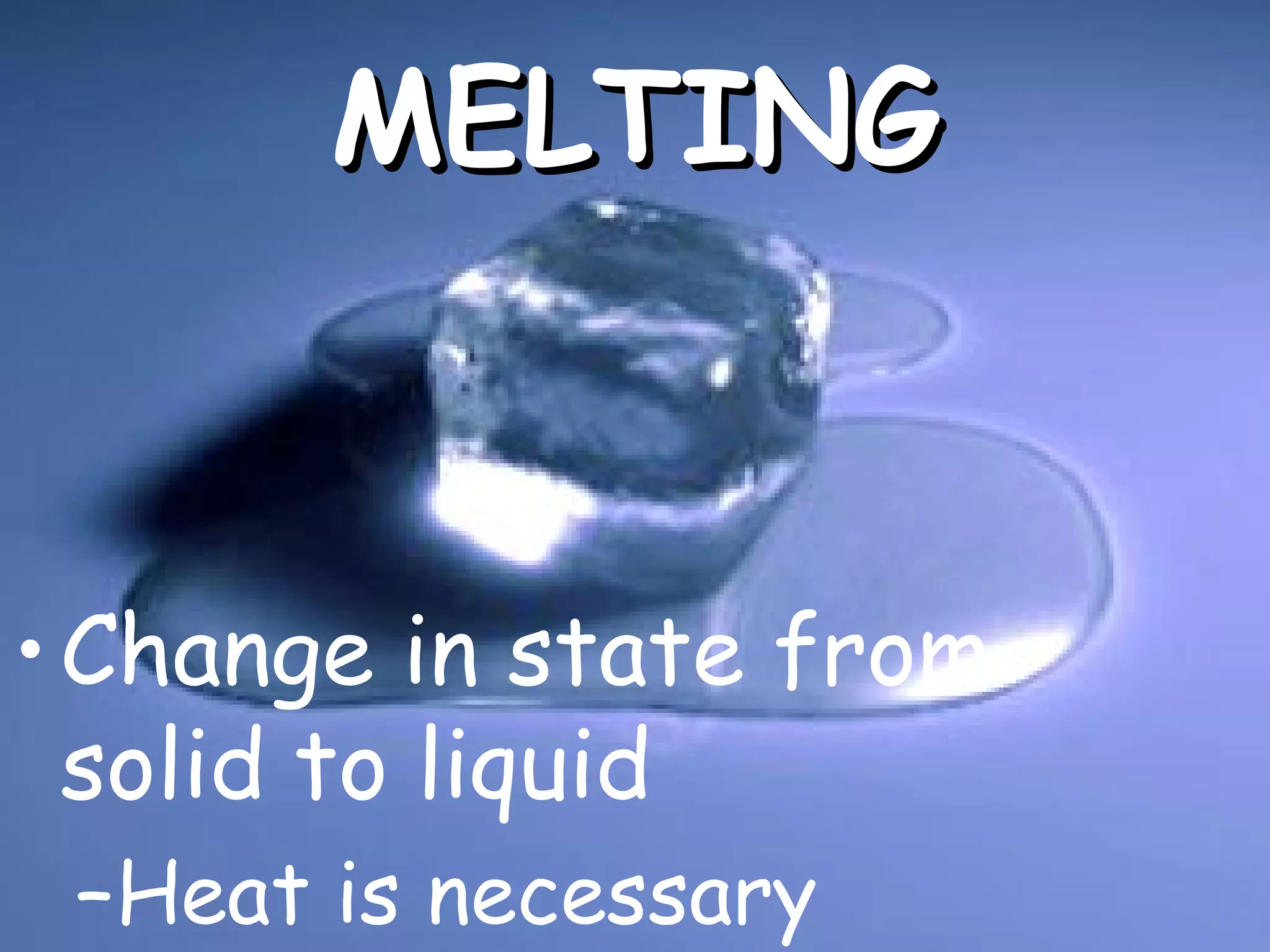 Investiagations 7 2 Melting | PPT