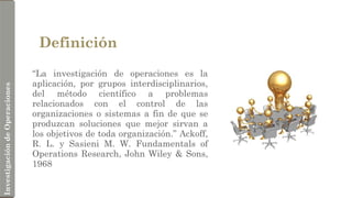 Investigación de operaciones | PDF