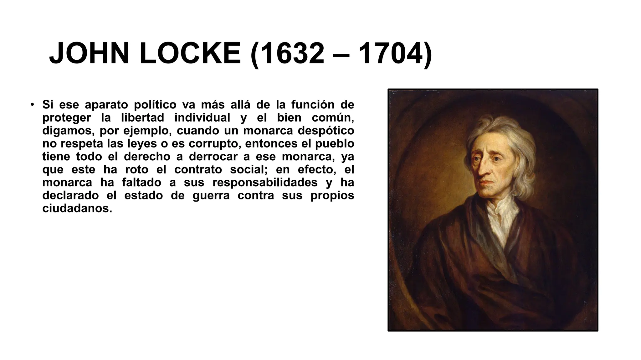 Ideas principales de Jean Jacques Rousseau, Thomas Hobbes y John Locke ...
