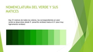 El color verde | PPTX