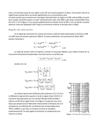 Electrónica analógica - Transistores Bipolares y de efecto de campo. | PDF