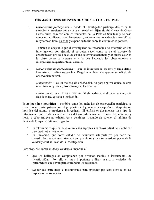 Investigacion cualitativa | PDF