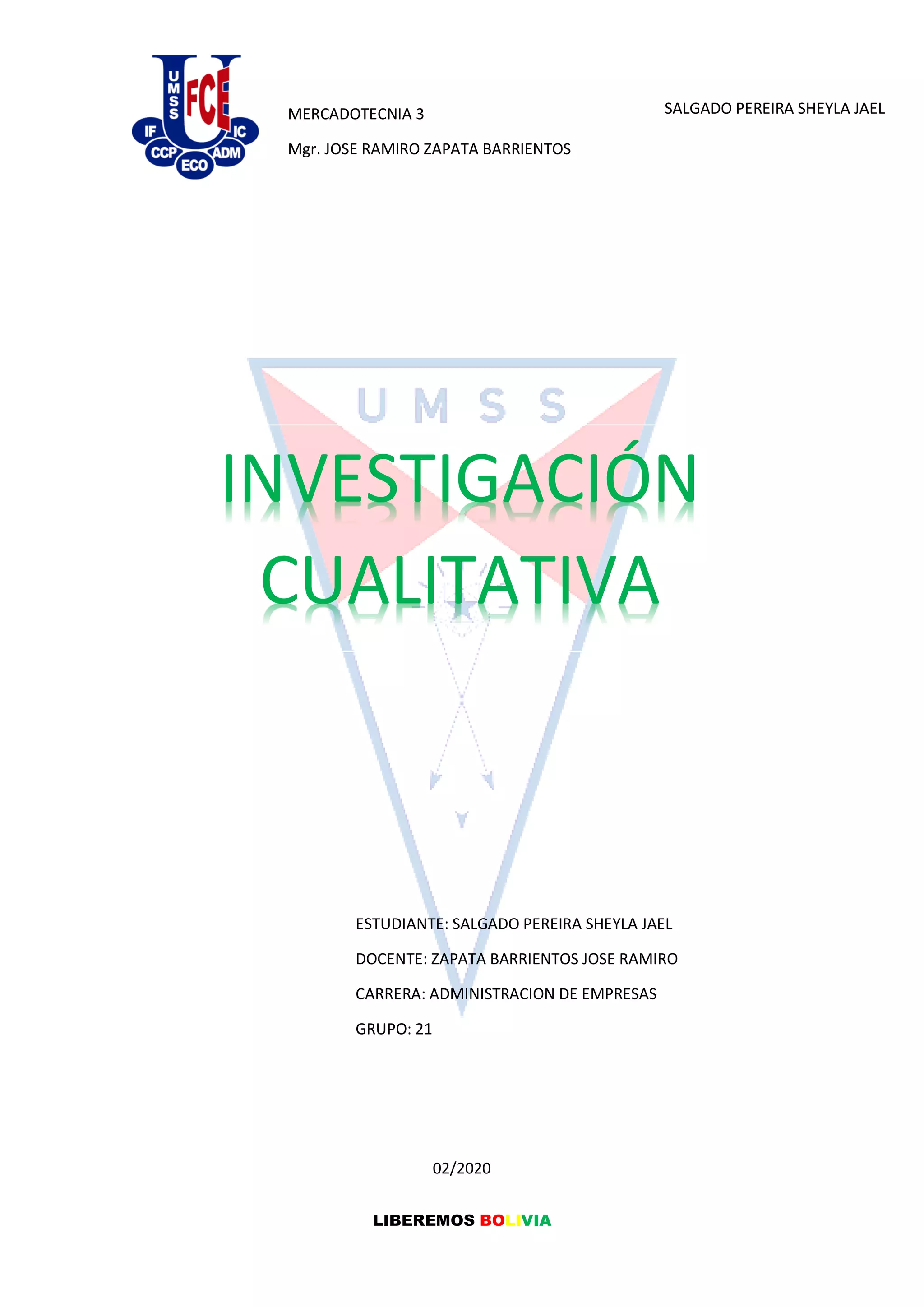 Investigacion cualitativa | PDF