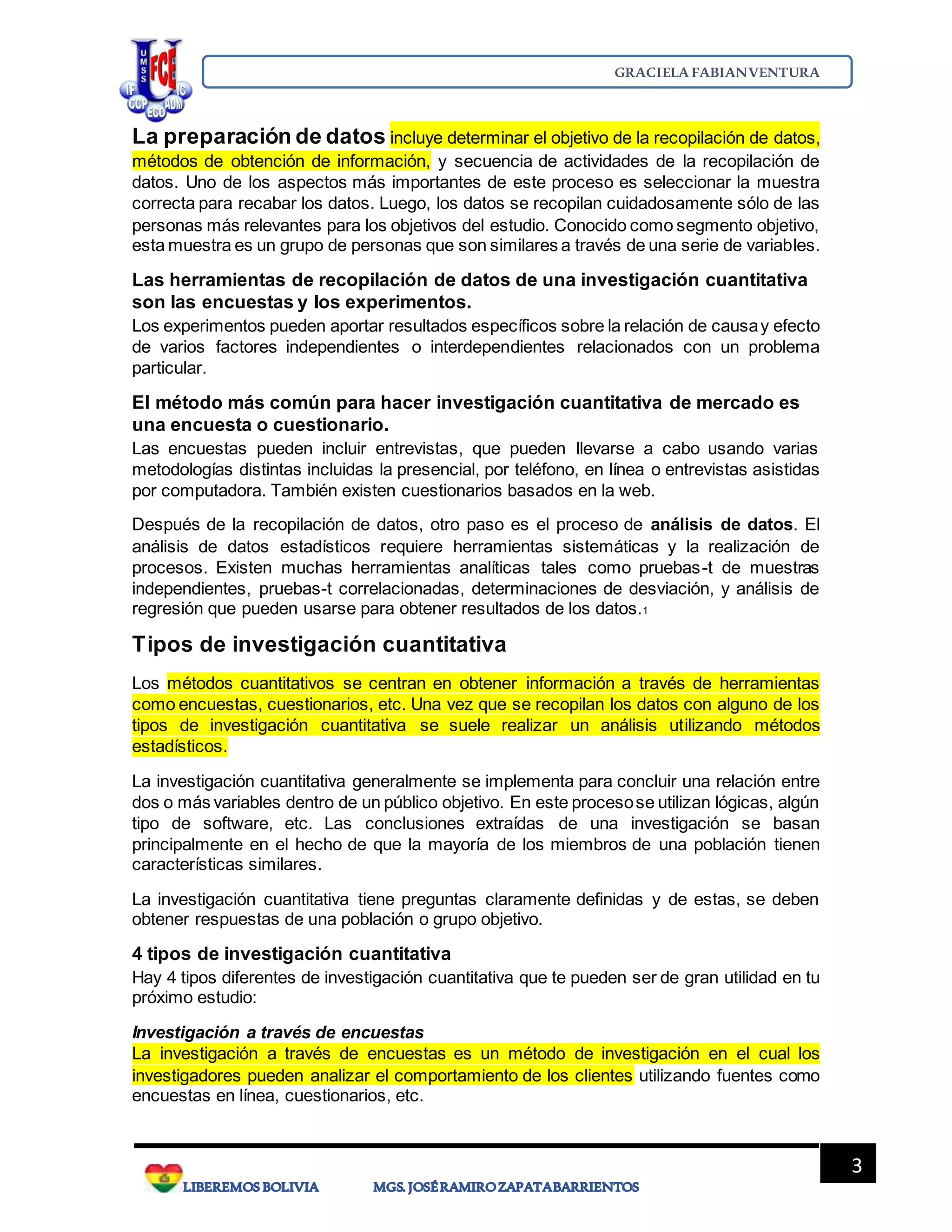 Investigacion cuantitativa | PDF