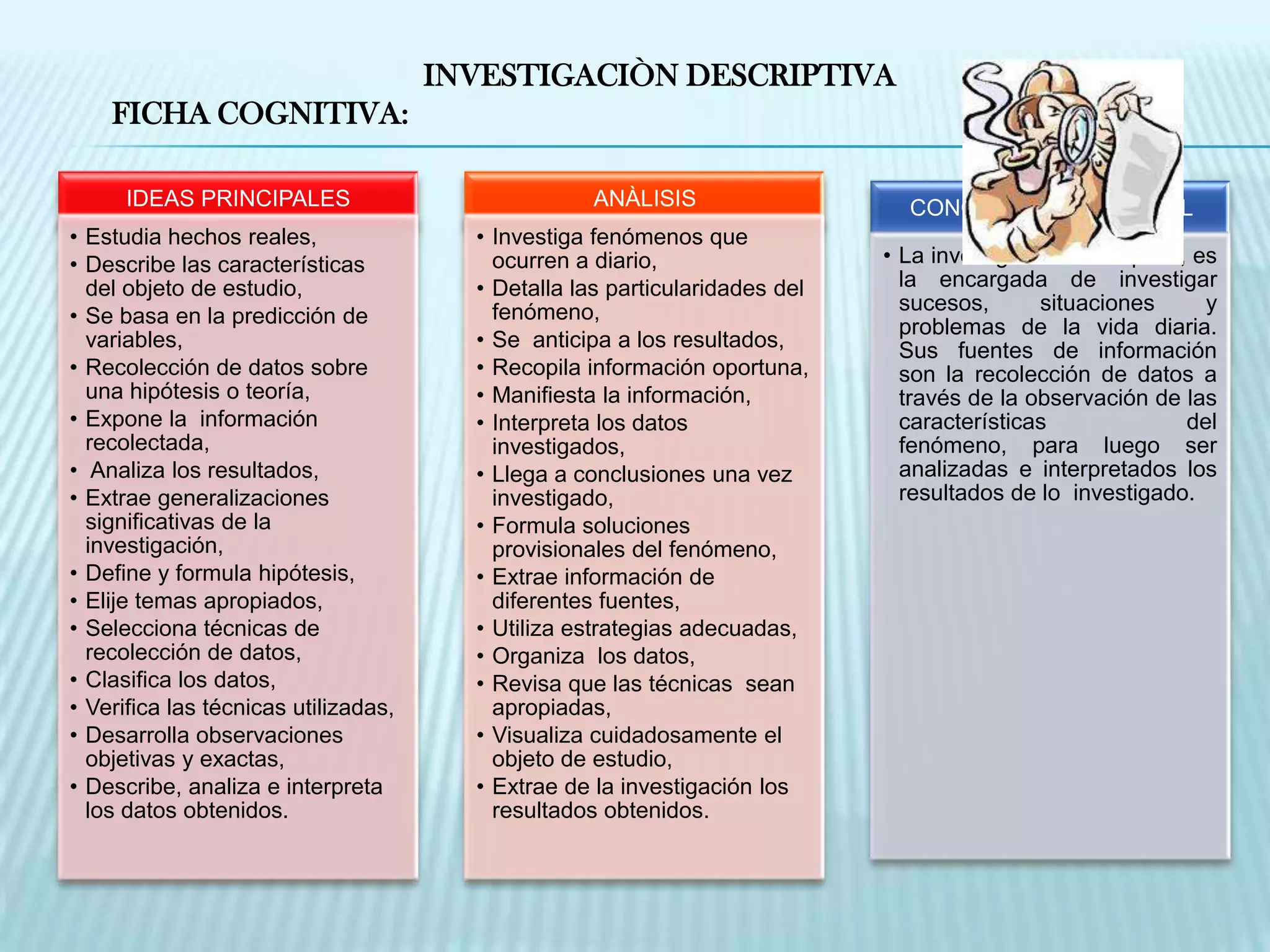 Investigacion descriptiva | PPT