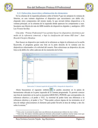 Investigacion formato aparato critico "Uso de Proteus professional 8 | PDF