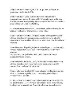 Investigacion quimica | DOCX