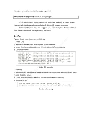 Investigasi Serangan Terhadap Website Pada Web Server Apache | PDF