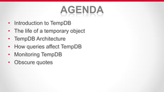 Investigate TempDB Like Sherlock Holmes | PPT