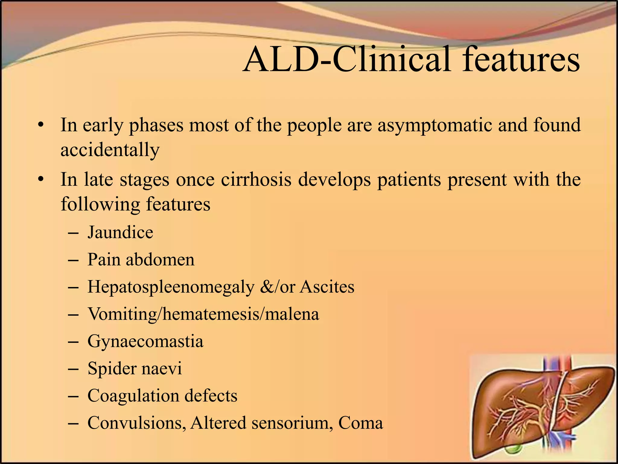Investigating a case of alcoholic liver disease | PPTX