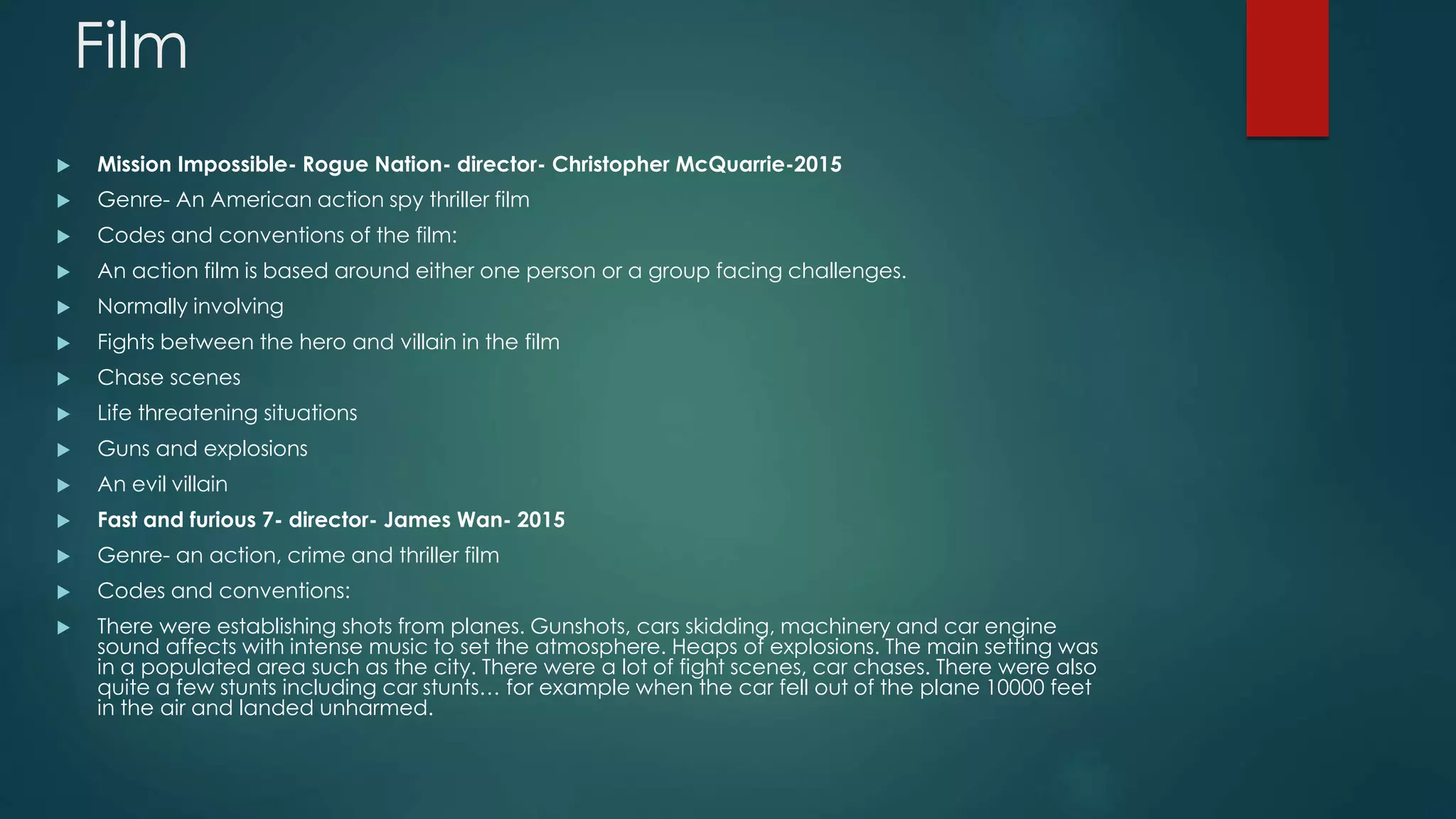 Investigating creative media products | PPT