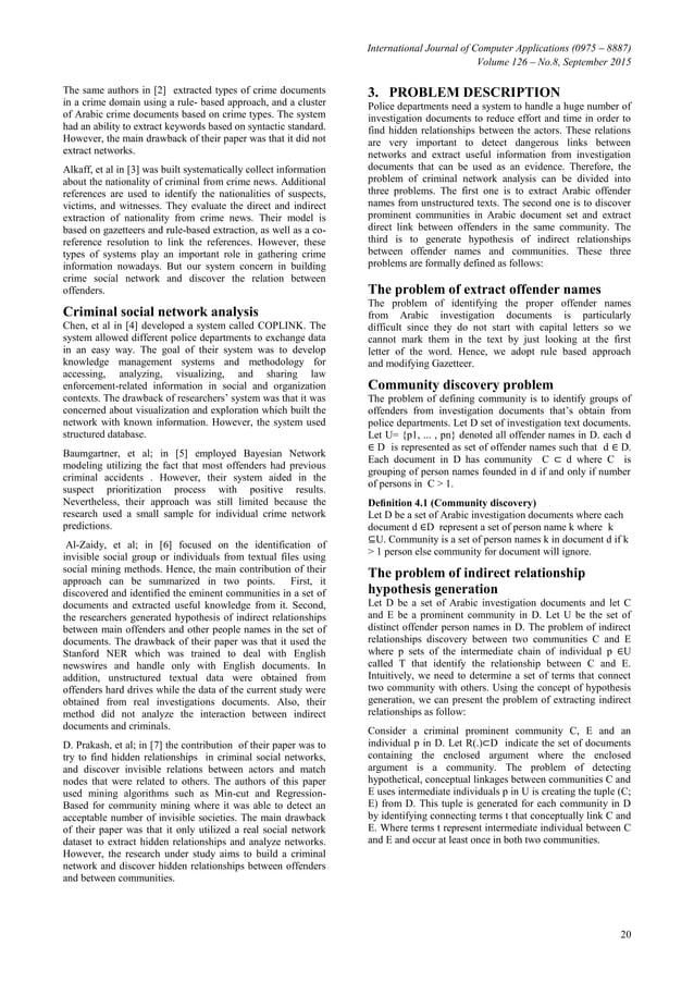 Investigating Crimes Using Text Mining And Network Analysis Pdf