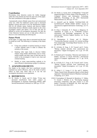 Investigating crimes using text mining and network analysis | PDF