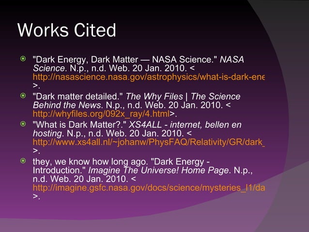 Investigating Dark Matter & Dark Energy | PPT