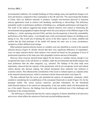 Investigating factors affecting material selection | PDF