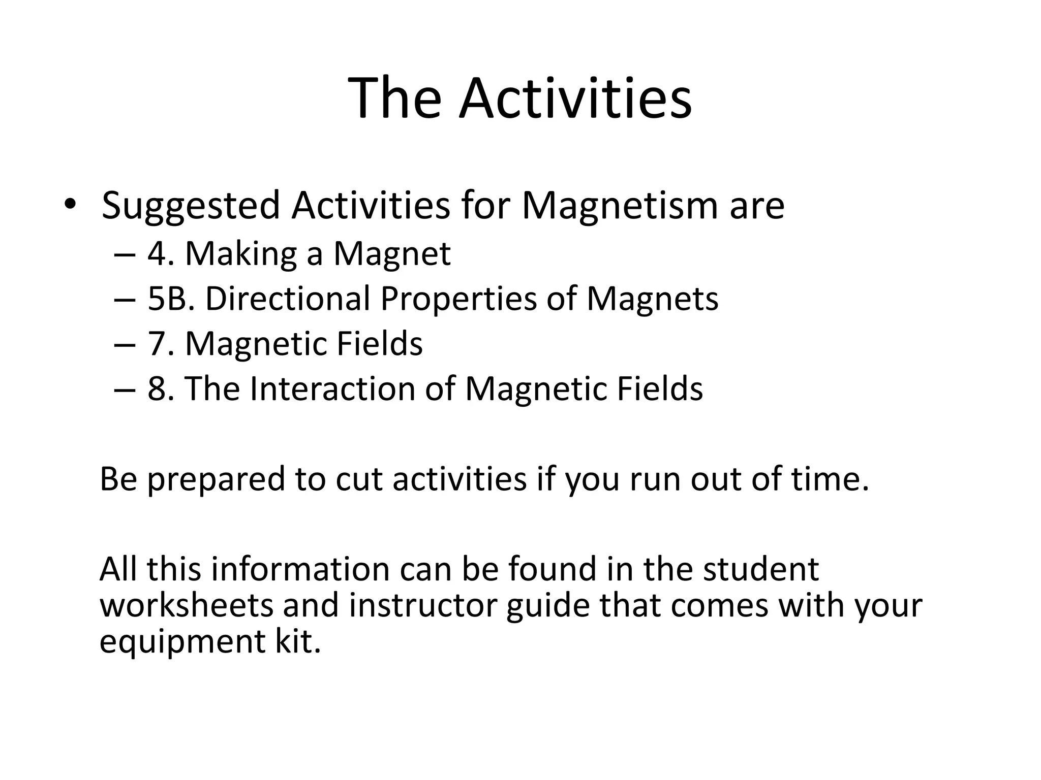 Investigating magnetism | PPTX
