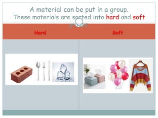 Investigating materials | PPTX