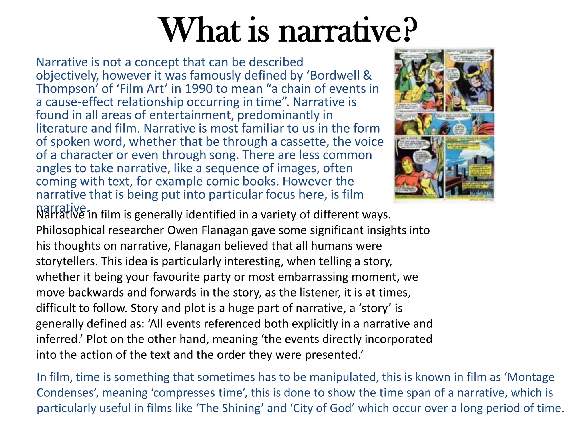 Investigating narrative | PPTX