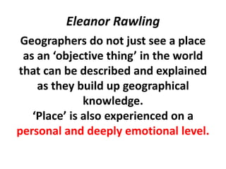Investigating Place for IGT | PPT
