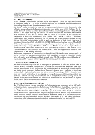 Investigating the performance of voip over wlan in campus network | PDF