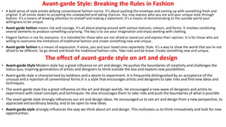 Investigating the Universe of Avant-Grade Design.pptx