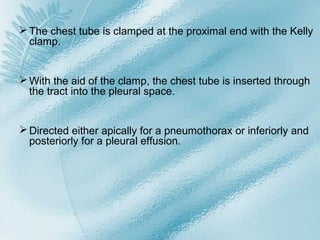 Kelly Clamp Chest Tube