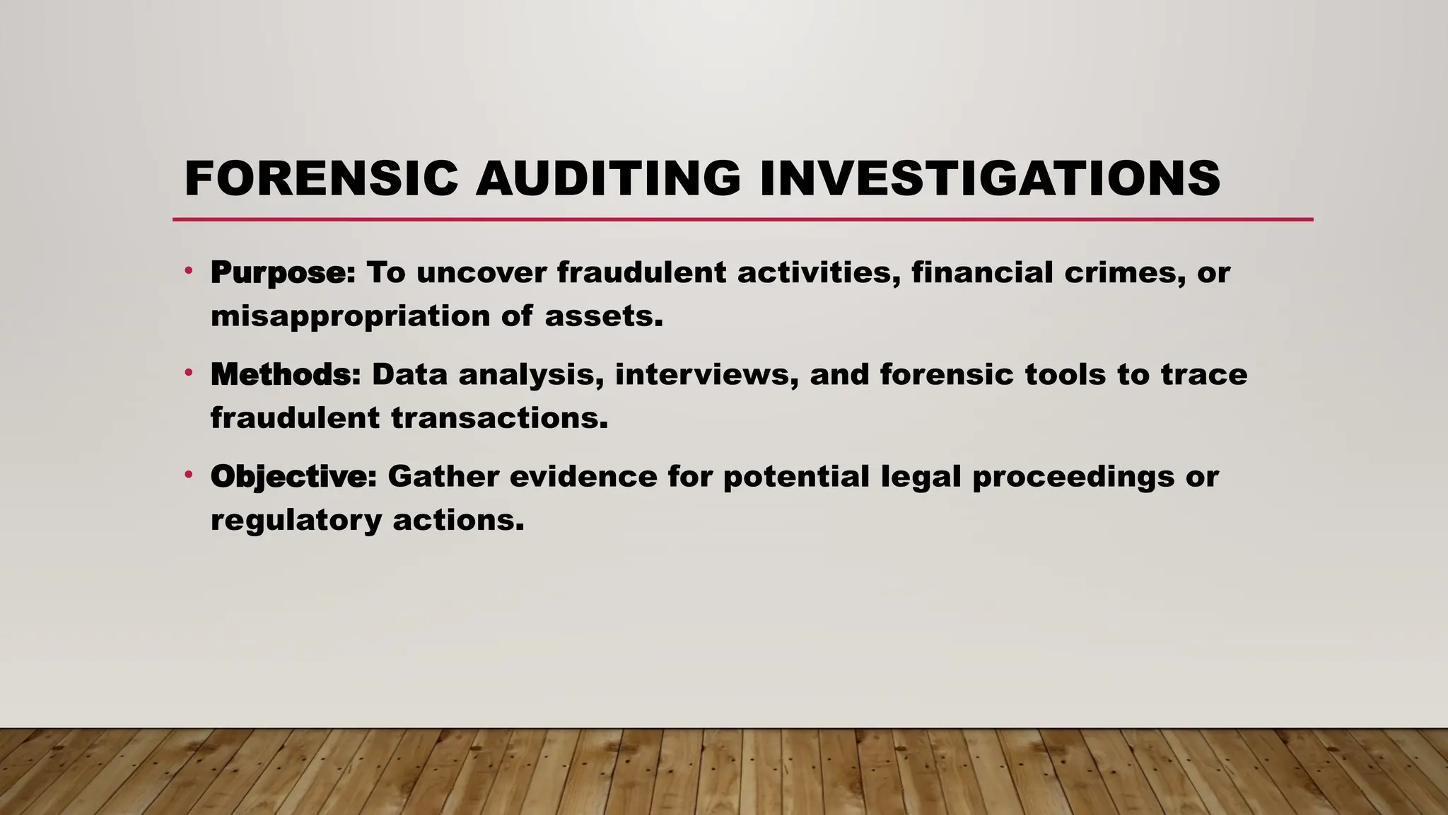 INVESTIGATION IN AUDITING-OBJECTIVES,TYPES.pptx