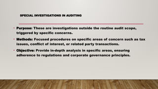 INVESTIGATION IN AUDITING-OBJECTIVES,TYPES.pptx