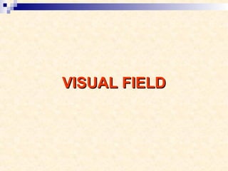 All about visual field INVESTIGATION.ppt